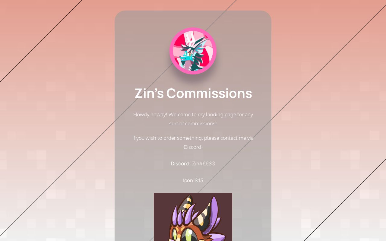 Zin's Commissions